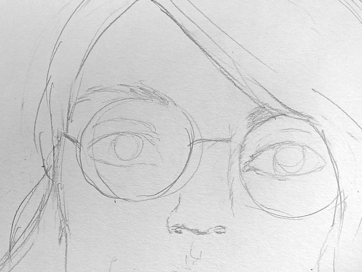 portrait crayon - Ville d'Argentan